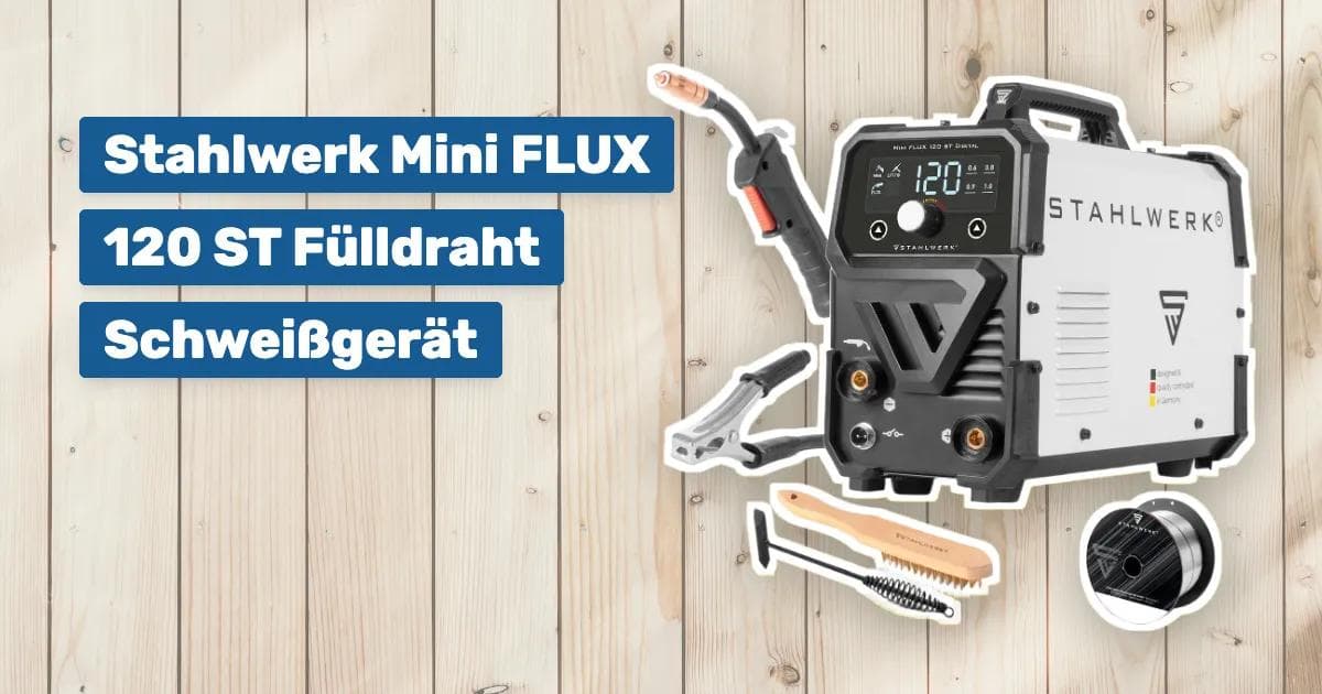 STAHLWERK Mini FLUX 120 ST: Mobil, gaslos, kraftvoll